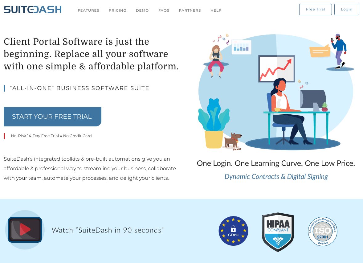 Explainer video case study SuiteDash: All-in-one business software uses ...